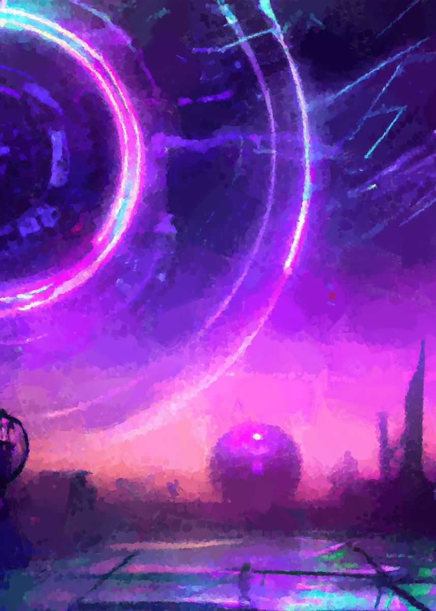 'Illumination' Poster, picture, metal print, paint by Dark Zeka | Displate