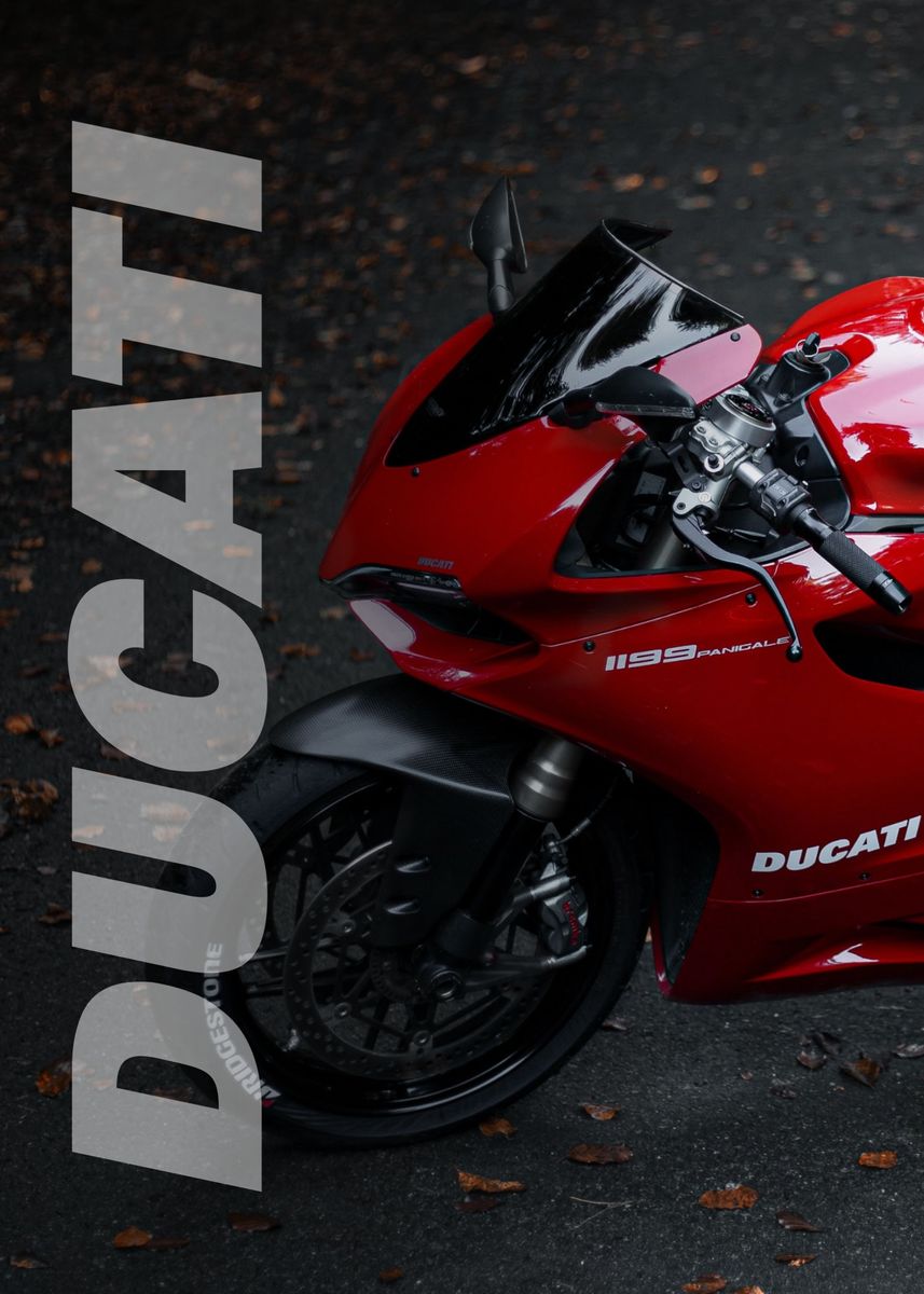 'Ducati Panigale Poster' Poster, picture, metal print, paint by ...