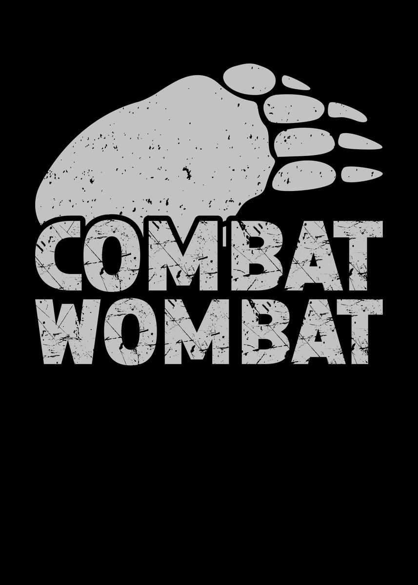 'Wombat Australian Animal' Poster, picture, metal print, paint by ...