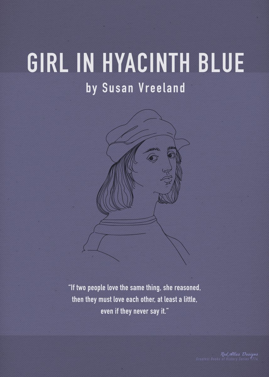 'Girl in Hyacinth Blue' Poster, picture, metal print, paint by Design ...