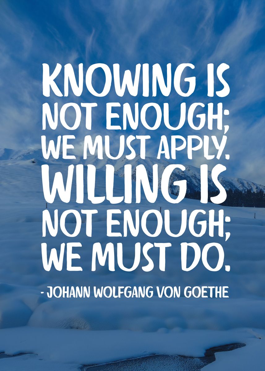 'We Must Do' Poster, picture, metal print, paint by Naui Art | Displate