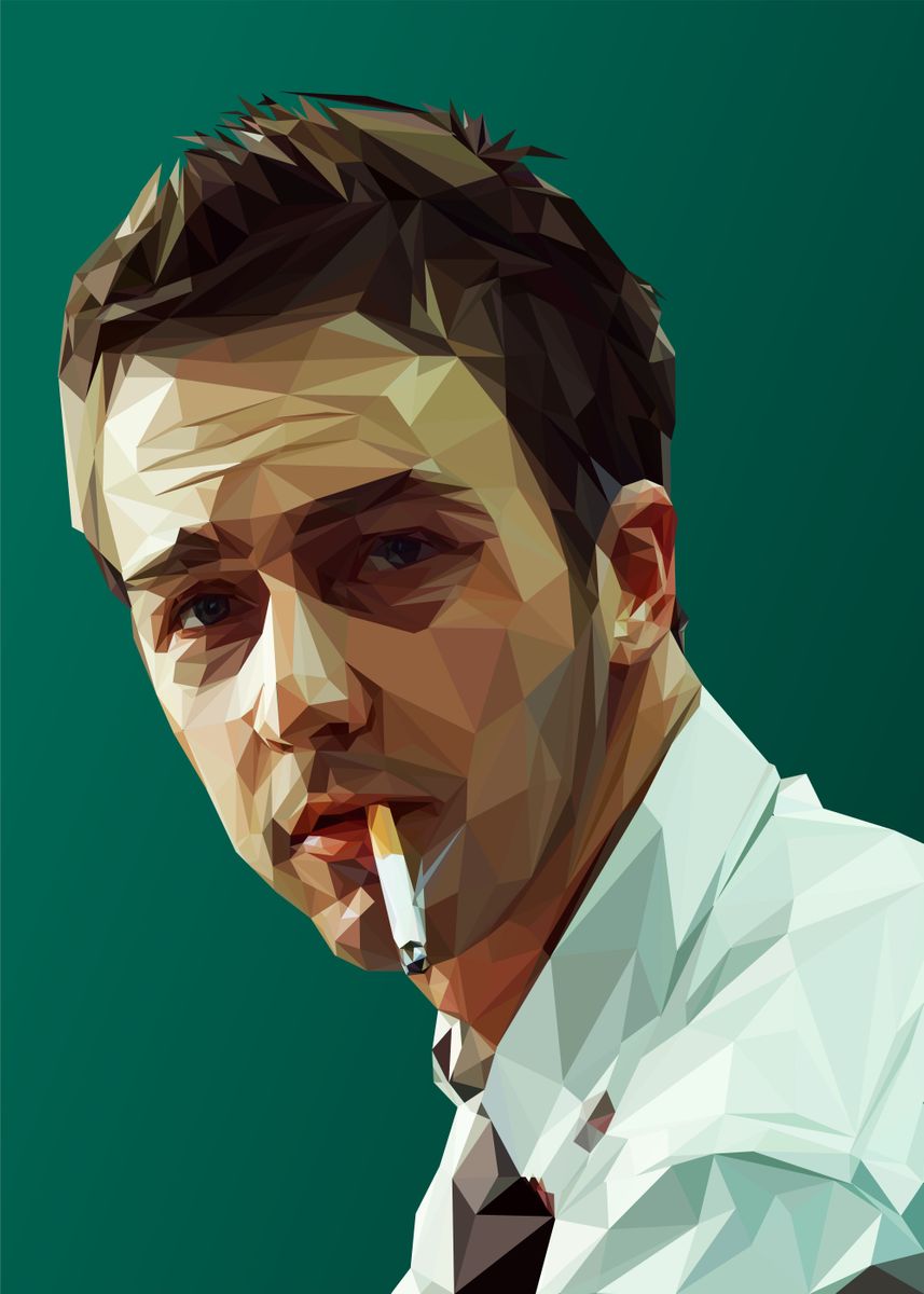 'project mayhem' Poster, picture, metal print, paint by Lowpoly Posters ...