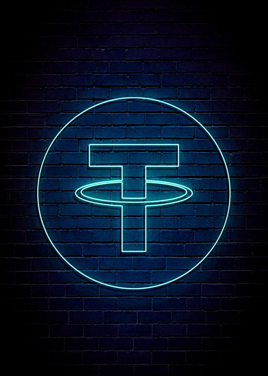 'tether usdt' Poster by Mod Yof | Displate