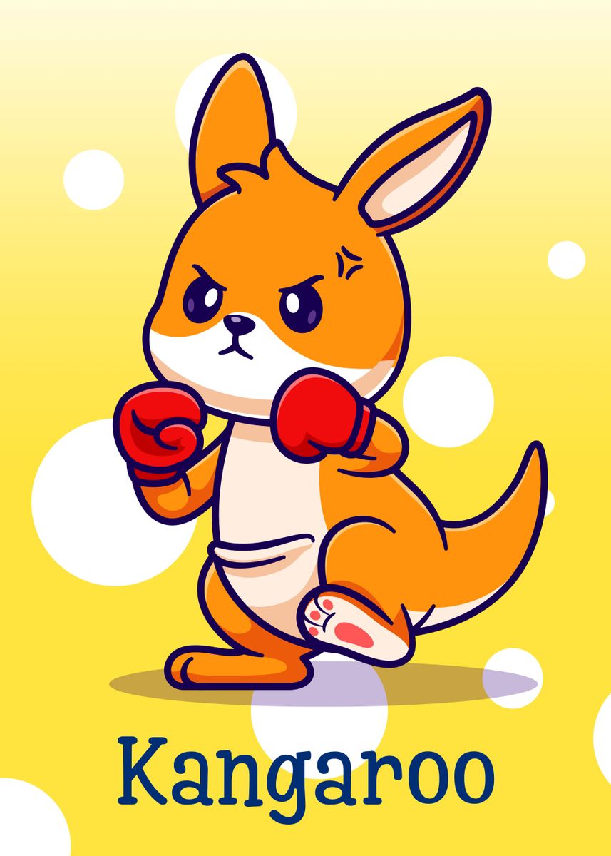 'Kangaroo' Poster by tona Billi | Displate