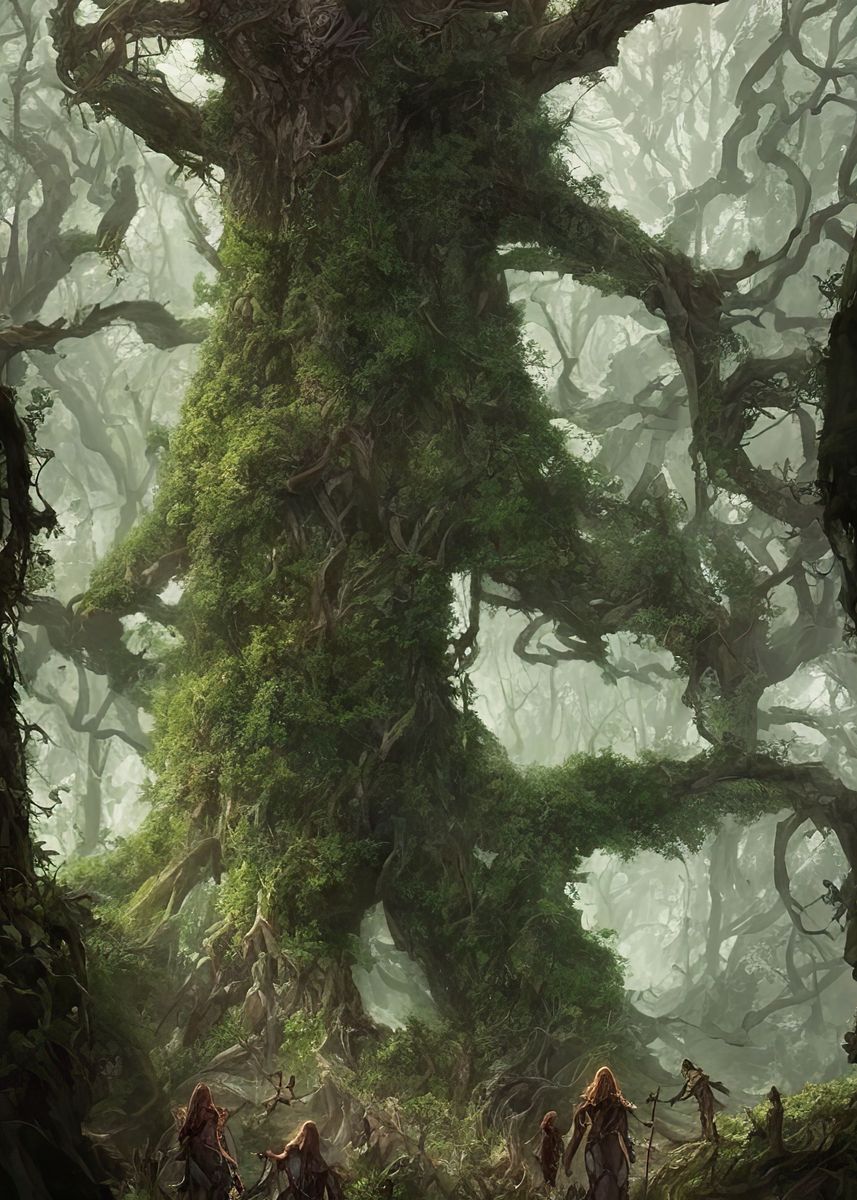 'Dreams of a Forest' Poster by Stephen Schreck | Displate