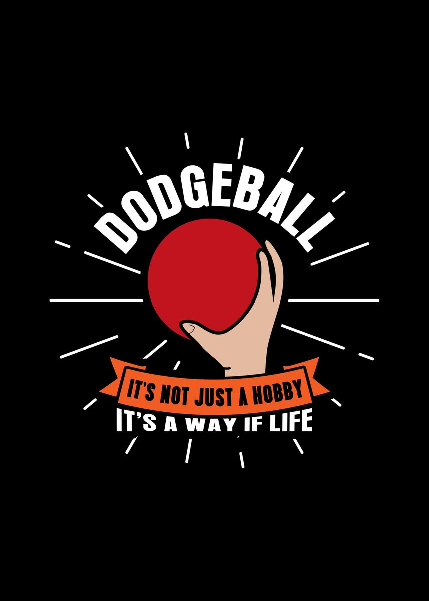 'Dodgeball' Poster, picture, metal print, paint by Sebastian Wünsche ...