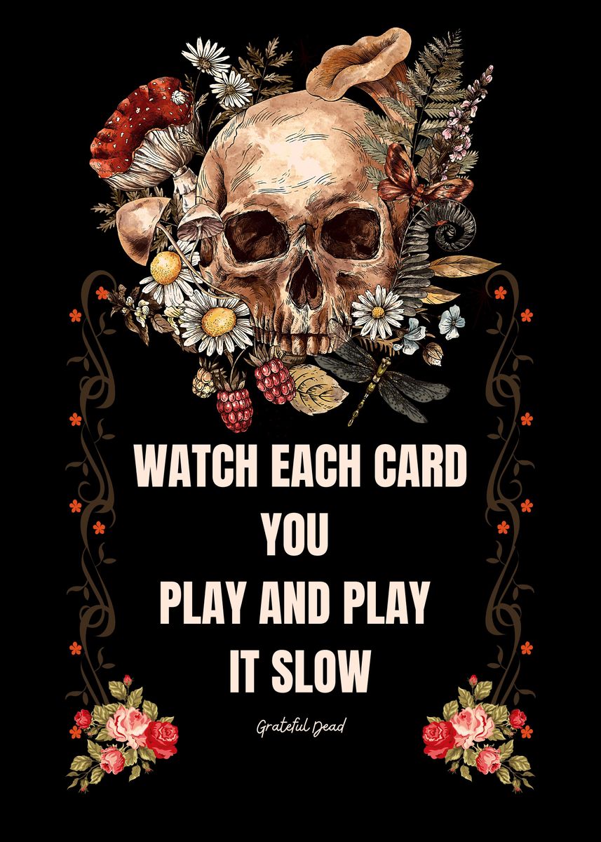 'play and play it slow' Poster, picture, metal print, paint by Oizy ...