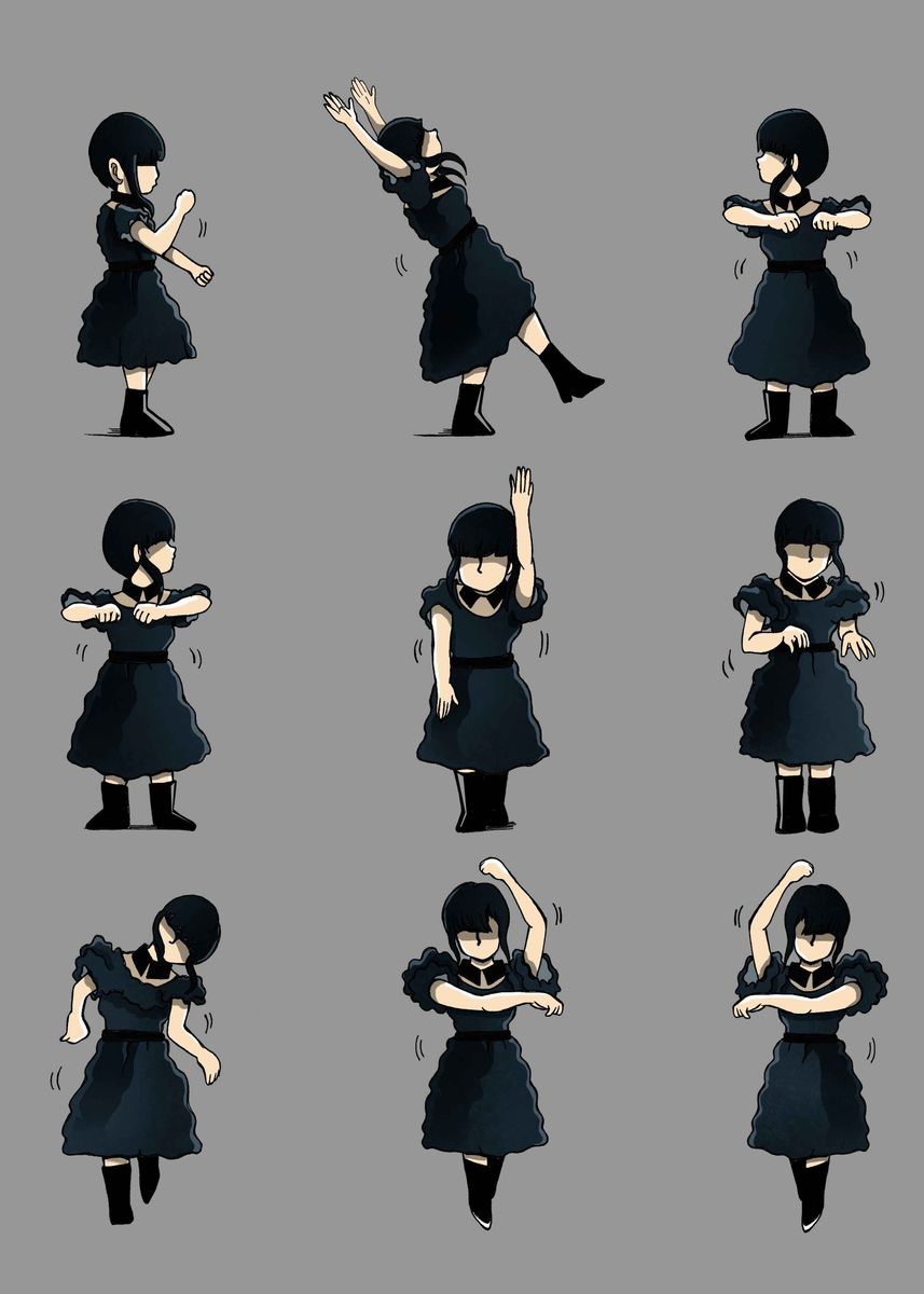 'Freaky Dance' Poster, picture, metal print, paint by Valentina Fabbri ...