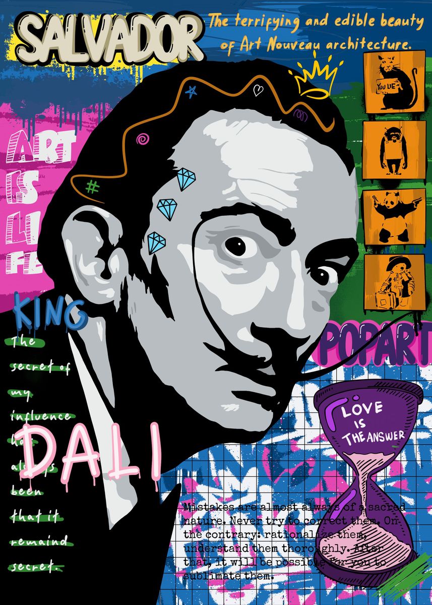 'Maestro' Poster, picture, metal print, paint by Mild pic | Displate