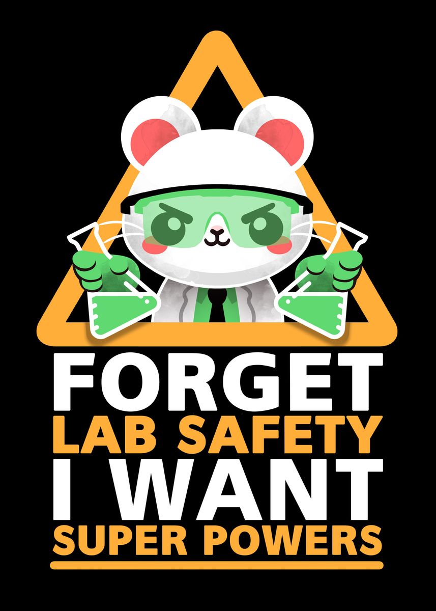 'Scientist mouse' Poster, picture, metal print, paint by NemiMakeit ...