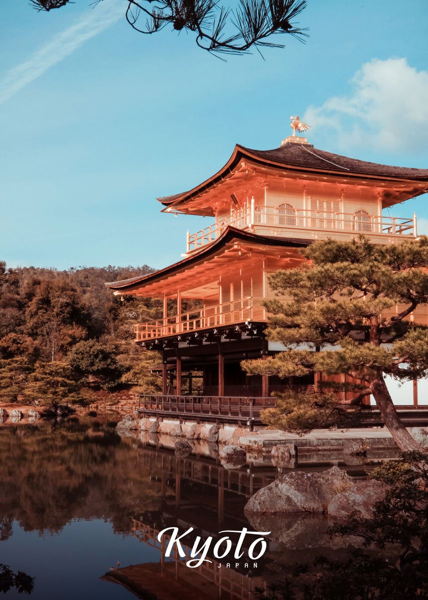 'Kyoto ' Poster, picture, metal print, paint by Explore Universe | Displate