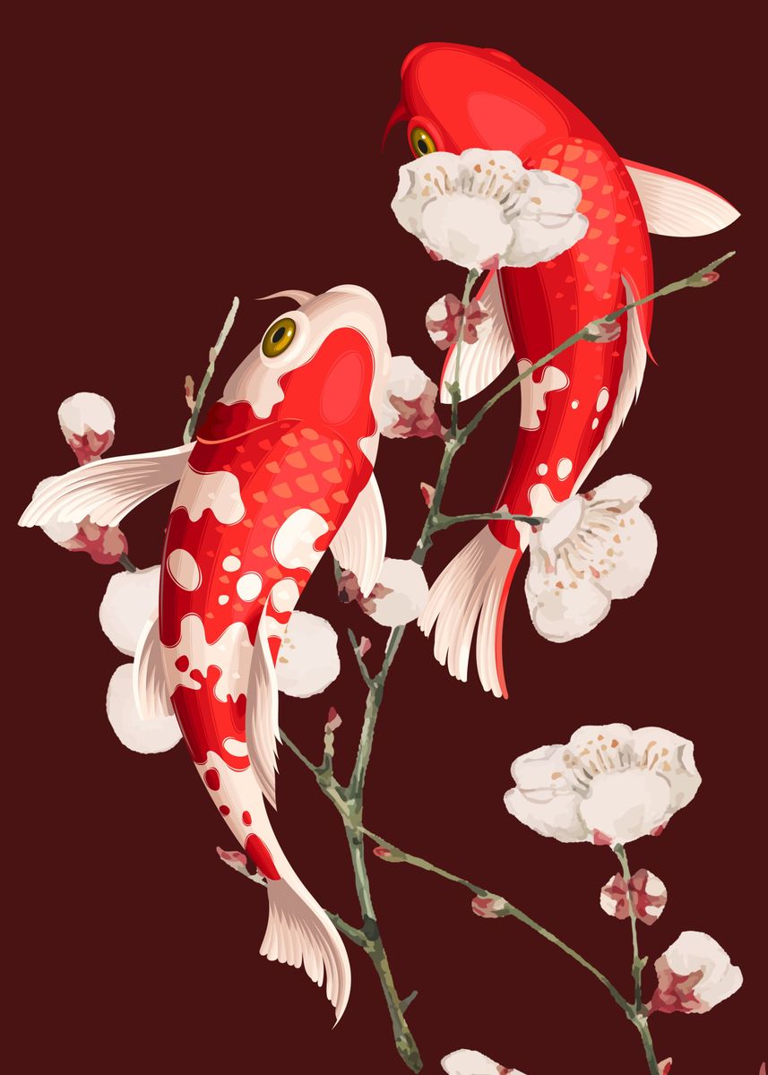 'Beautiful Japanese art 17' Poster, picture, metal print, paint by ...