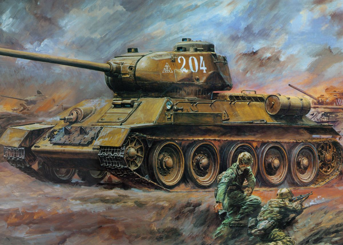 'Tank' Poster by World War | Displate