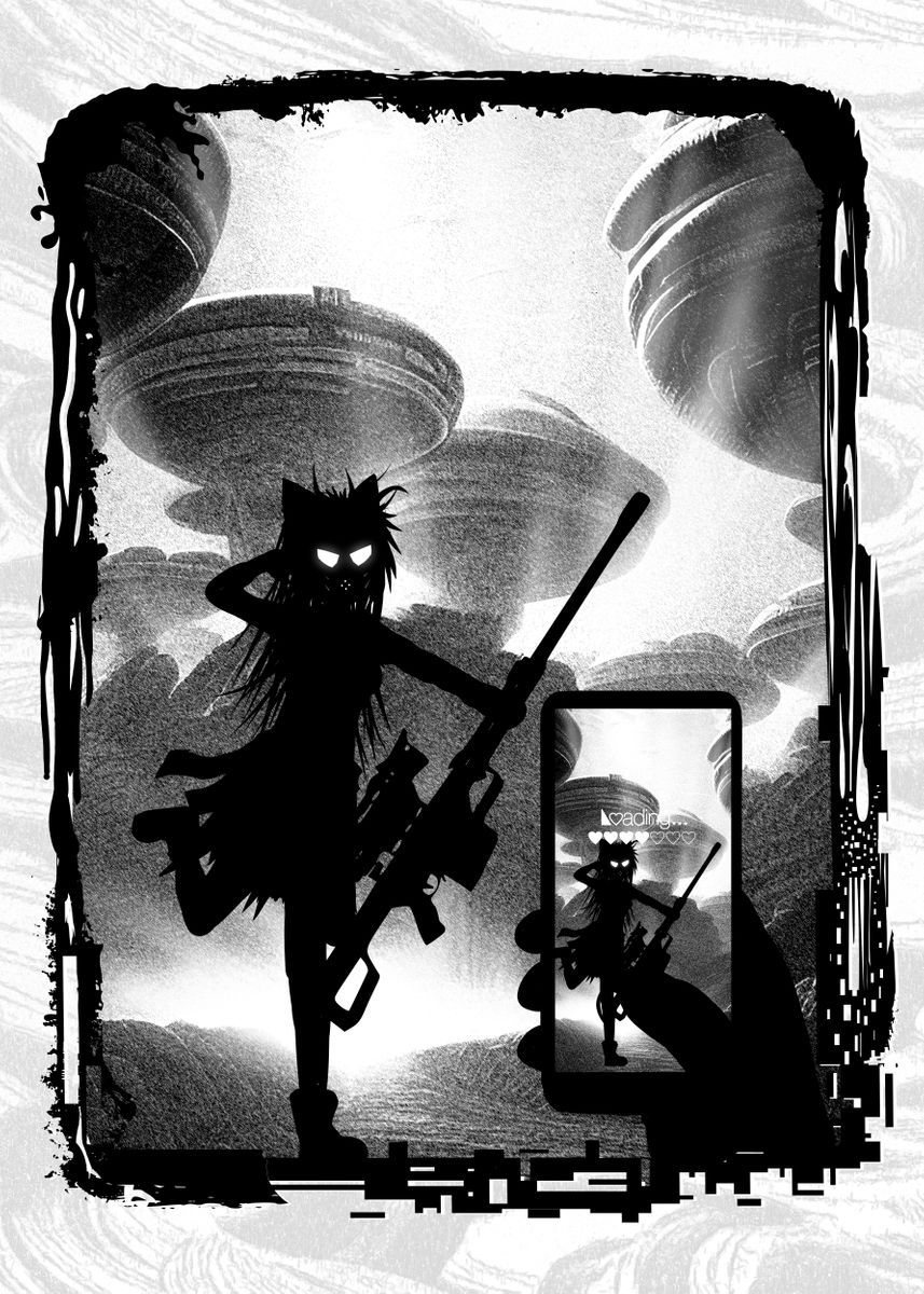 'Monsters Control 4' Poster, picture, metal print, paint by Ilya ...