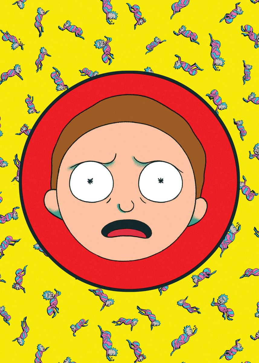 'Morty Portrait' Poster, picture, metal print, paint by Rick and Morty ...