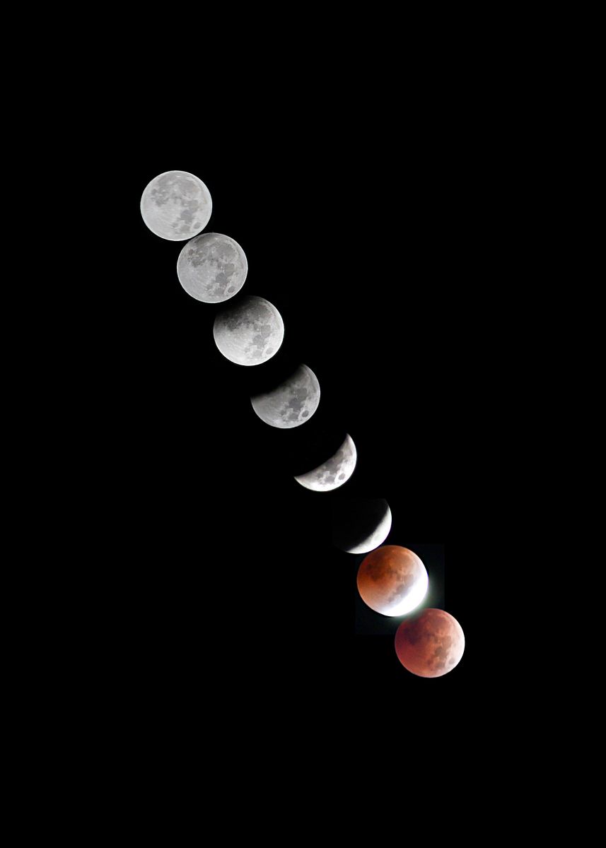 'Eclipse' Poster, picture, metal print, paint by Space OdJobs | Displate