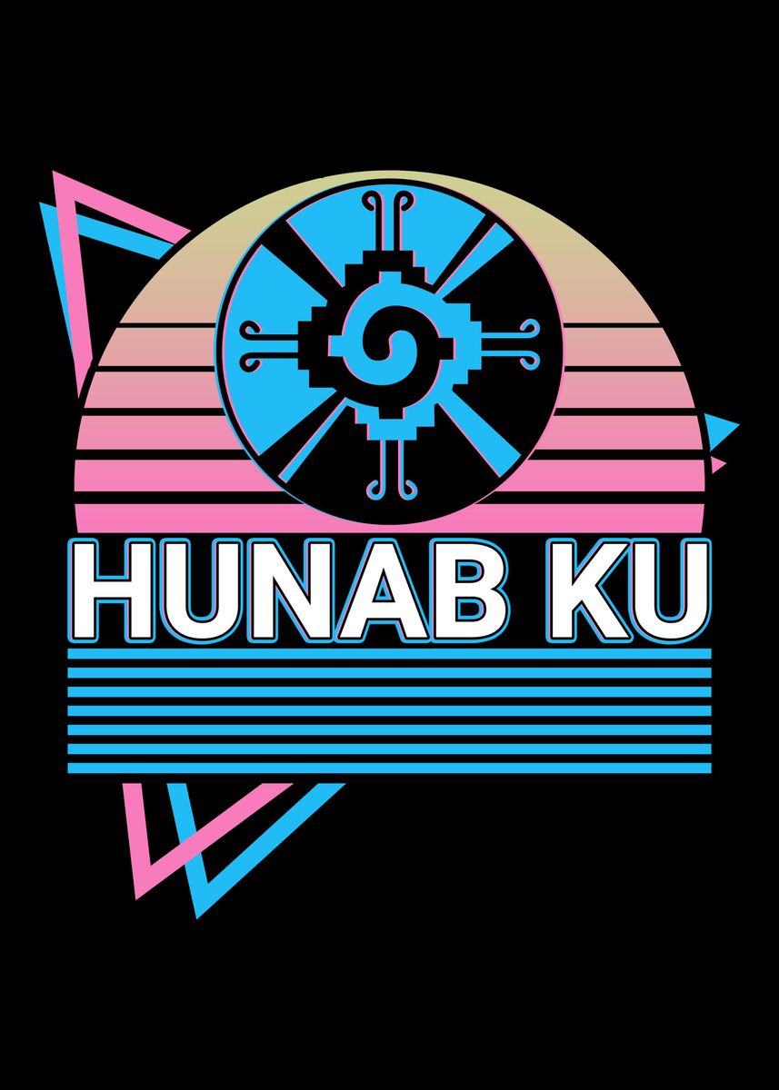 'Hunab Ku Mayan Aztec' Poster, picture, metal print, paint by ...