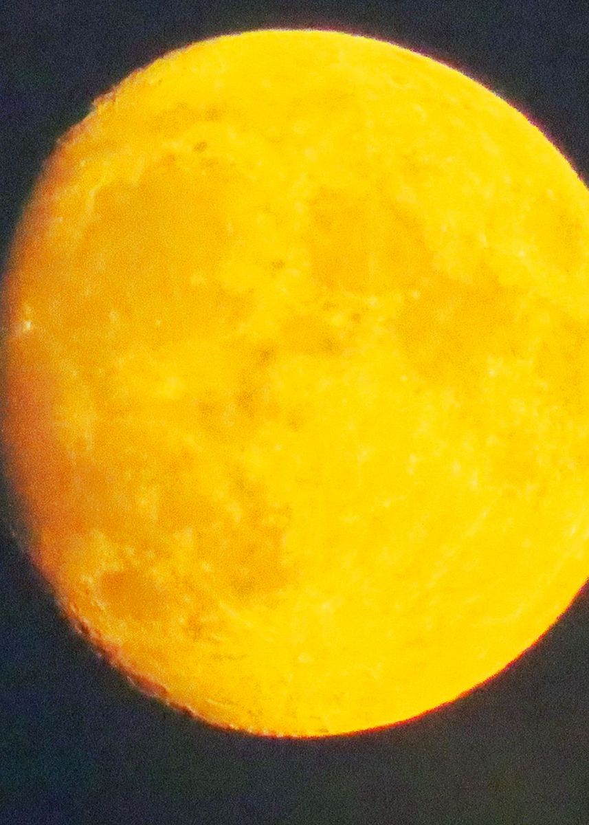 'Close up Moon shot' Poster, picture, metal print, paint by Juliana RW ...