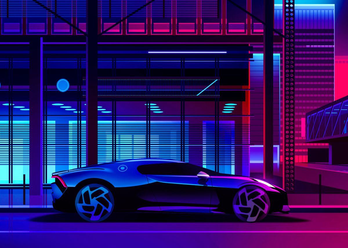 'Bugatti' Poster by Monster Car | Displate