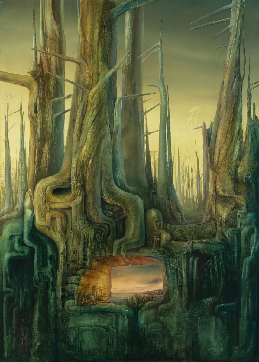 'The Forest' Poster, picture, metal print, paint by Peter Gric | Displate