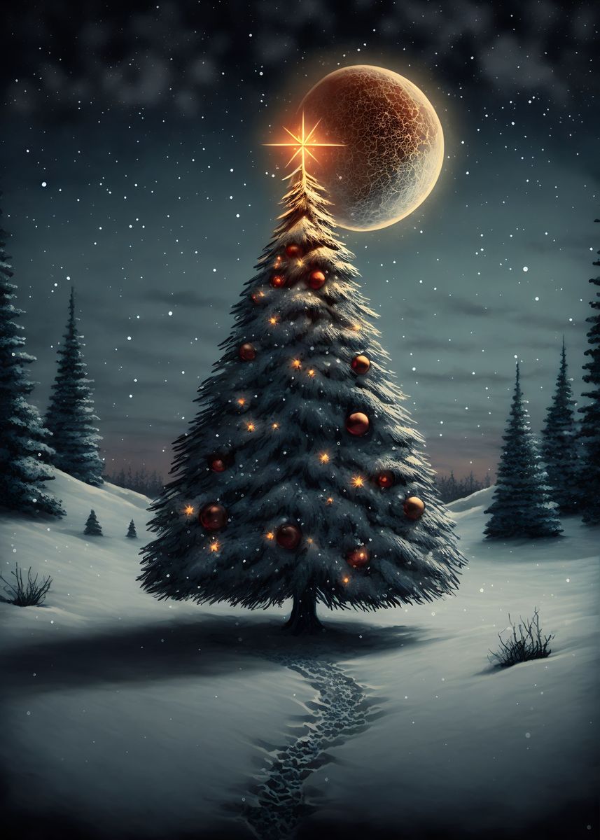 'Christmas Tree' Poster, picture, metal print, paint by FusionDesigns ...
