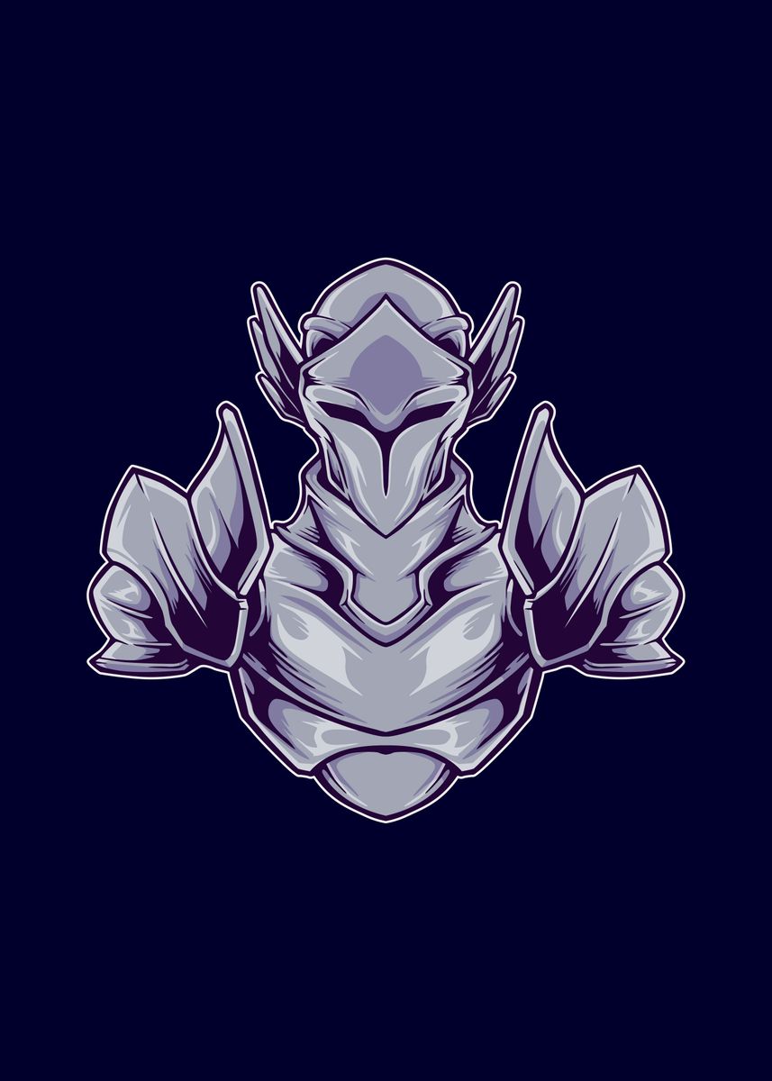 'Half body of medieval' Poster, picture, metal print, paint by Cao Thi ...