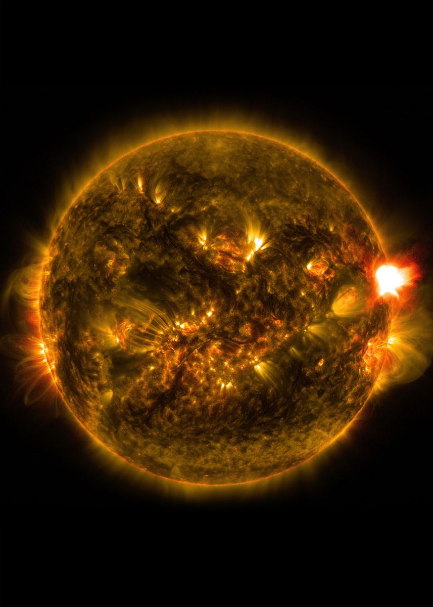 'Solar Flare' Poster, picture, metal print, paint by Galaxy Images ...