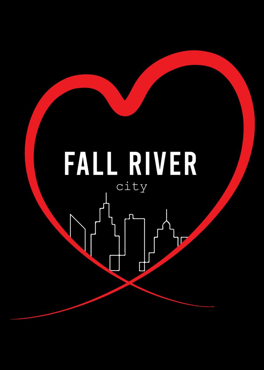 'Fall River' Poster, picture, metal print, paint by berry nguyen | Displate