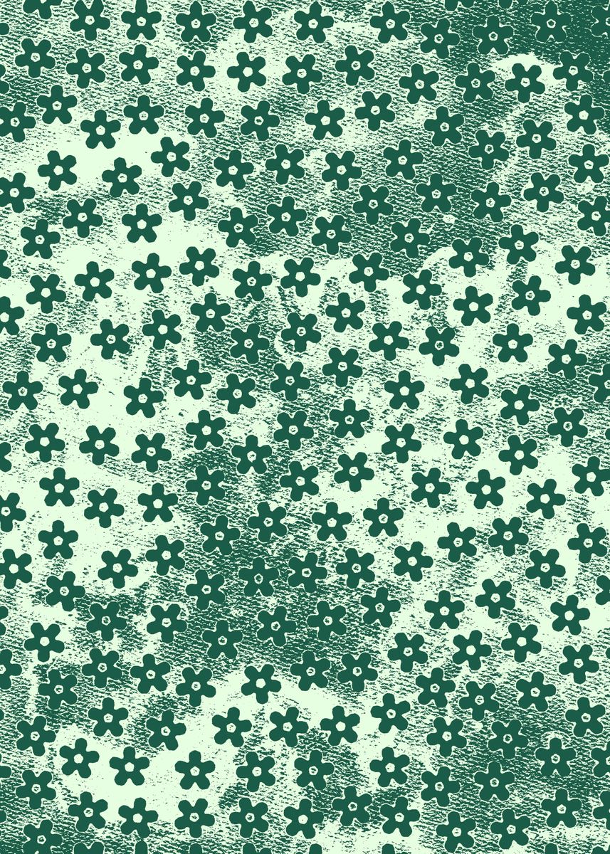 'Small Floral Pattern 15' Poster, picture, metal print, paint by Aloke ...