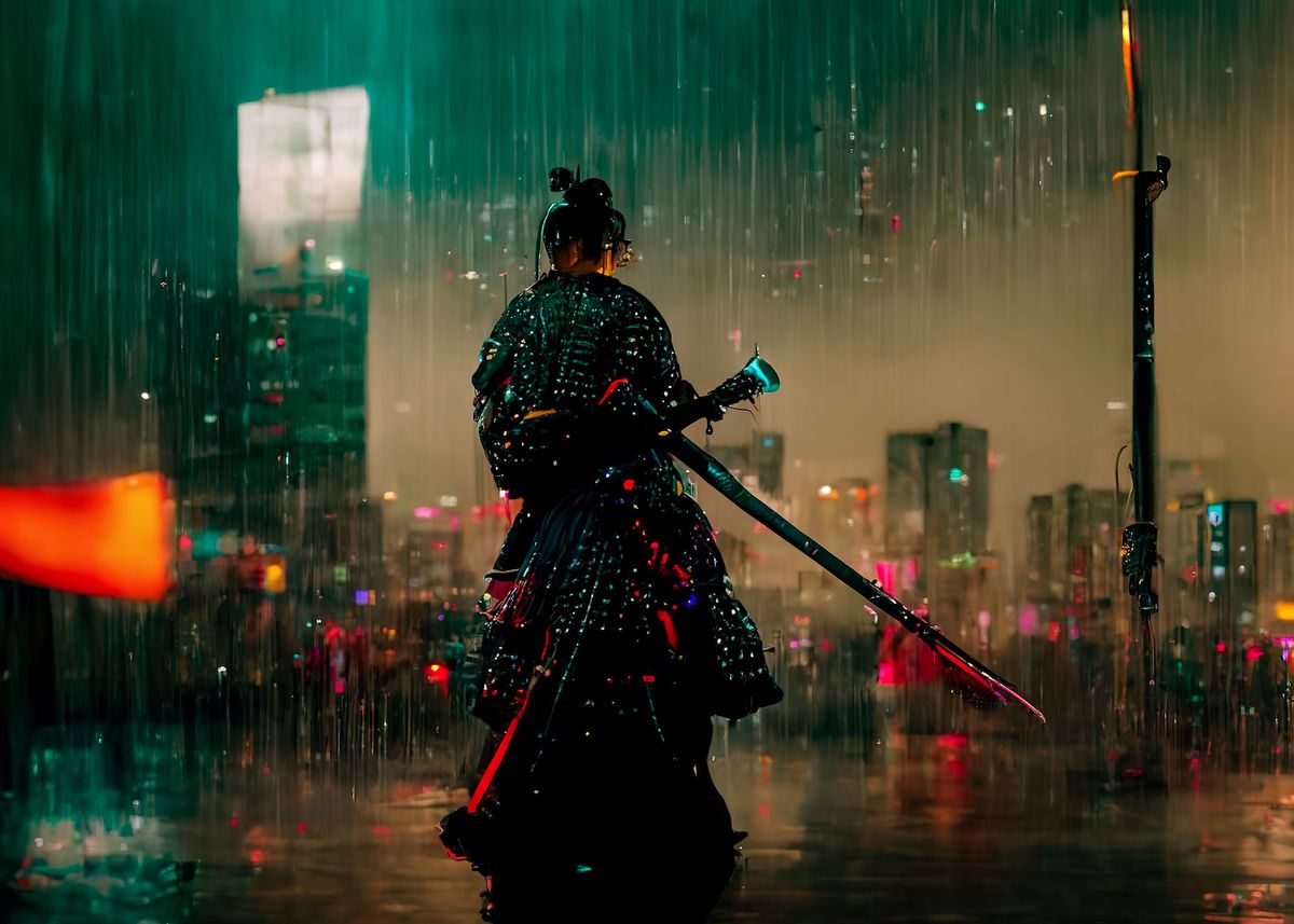 'The sword master' Poster by Designersen | Displate