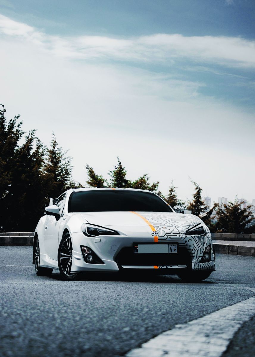 'Toyota GT 86' Poster, picture, metal print, paint by Robert Monroy ...