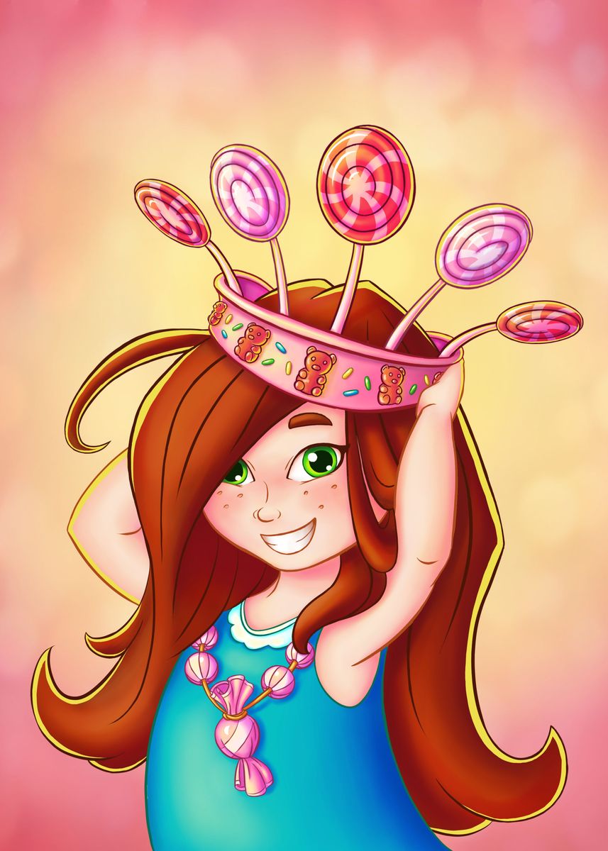 'Sweet princess' Poster by Marina Moroz | Displate