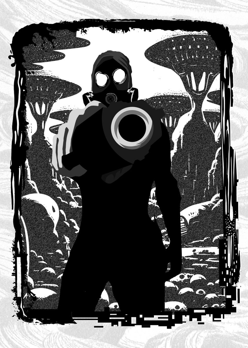 'Monsters Control 4' Poster, picture, metal print, paint by Ilya ...