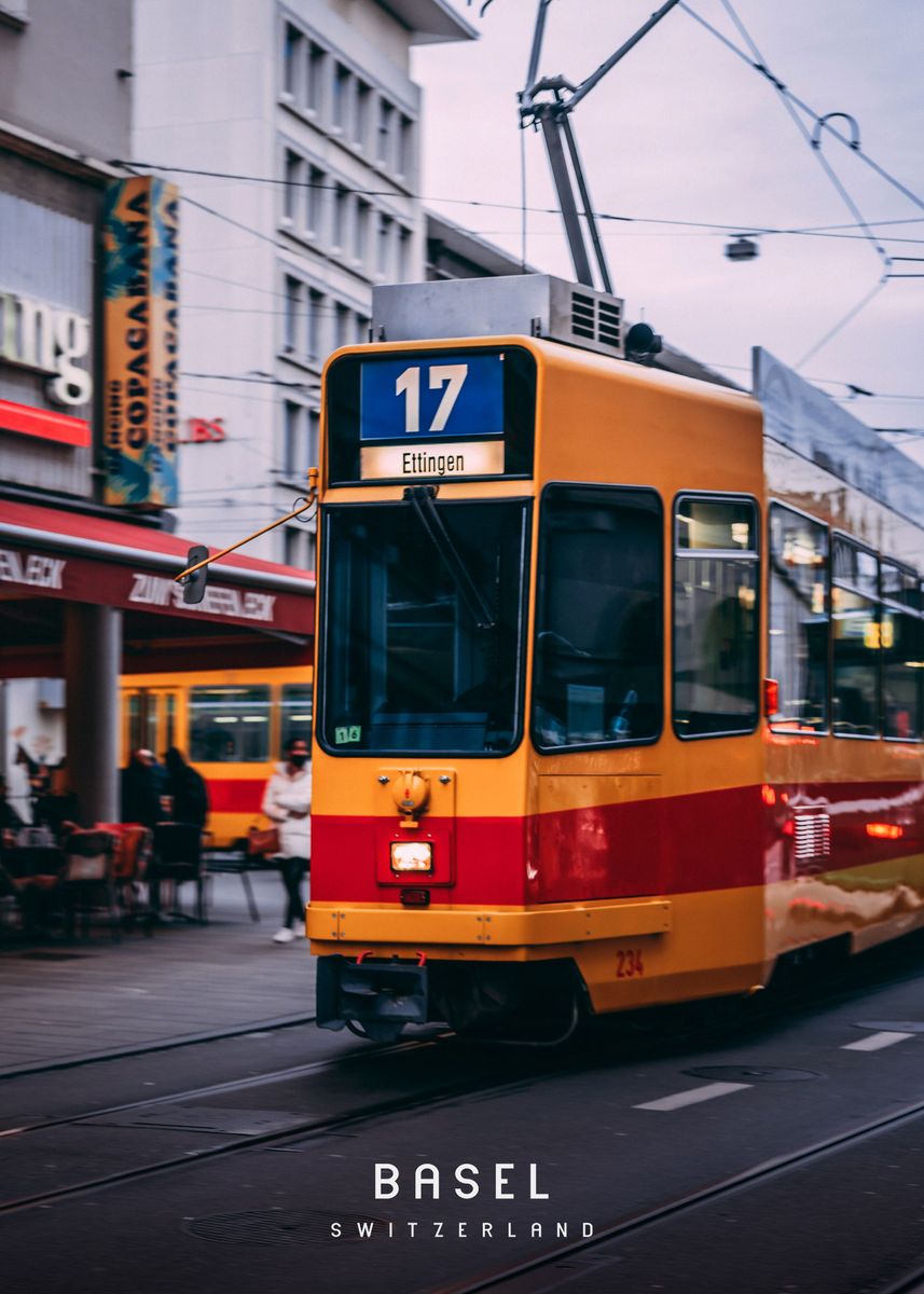 'Basel ' Poster, picture, metal print, paint by Famous City | Displate