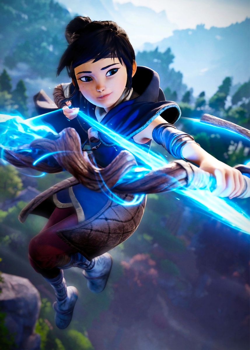 'kena' Poster, picture, metal print, paint by lia blazienqi | Displate