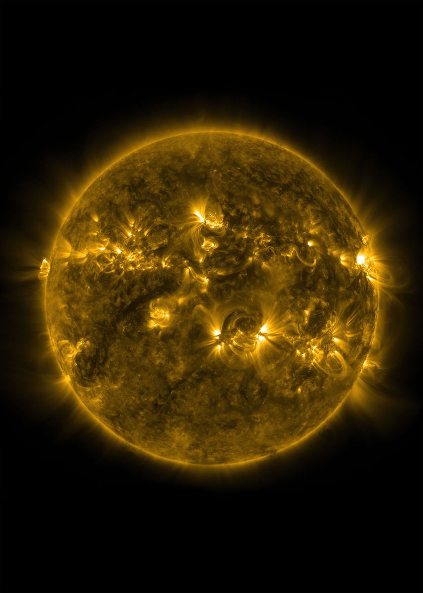 'Solar Corona and ejection' Poster, picture, metal print, paint by ...