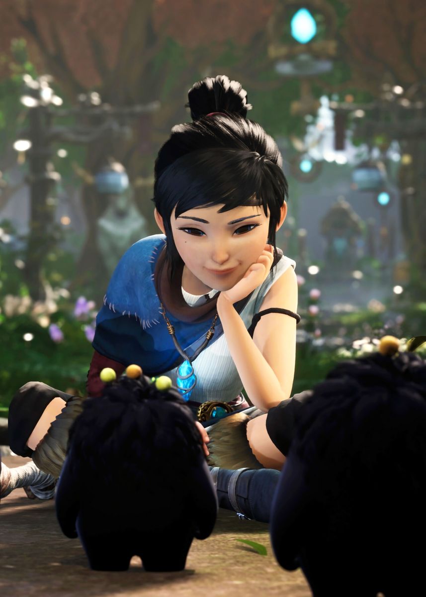 'kena' Poster, picture, metal print, paint by lia blazienqi | Displate