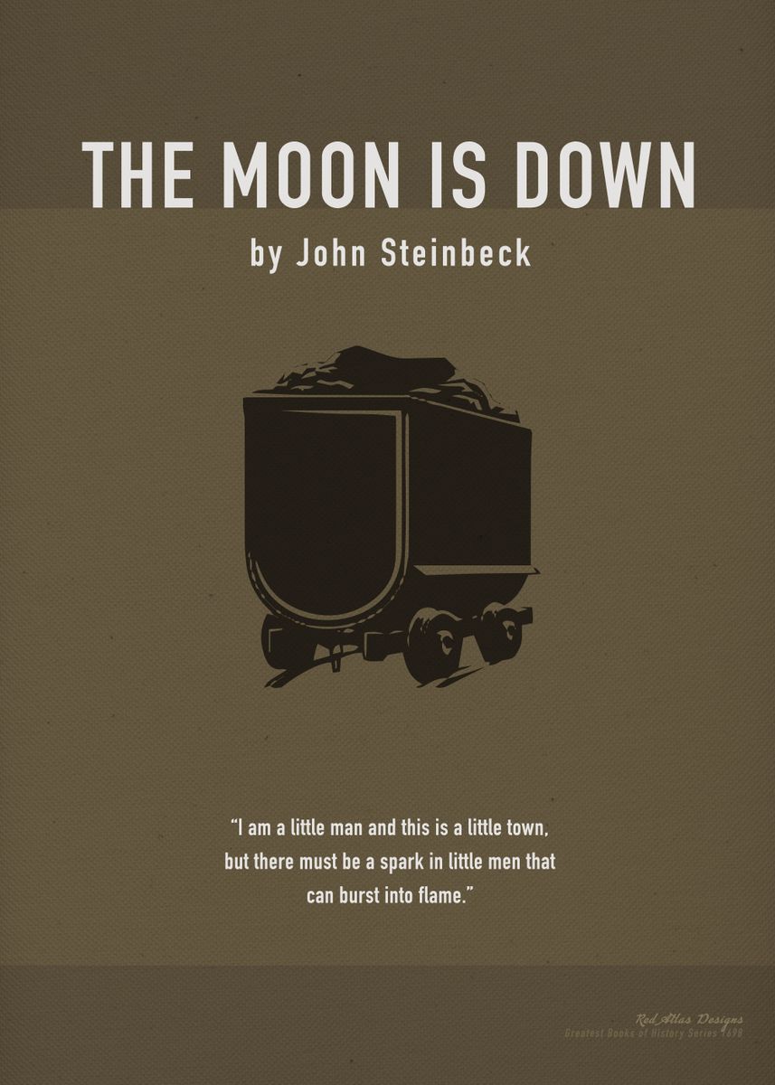 'The Moon is Down' Poster, picture, metal print, paint by Design ...