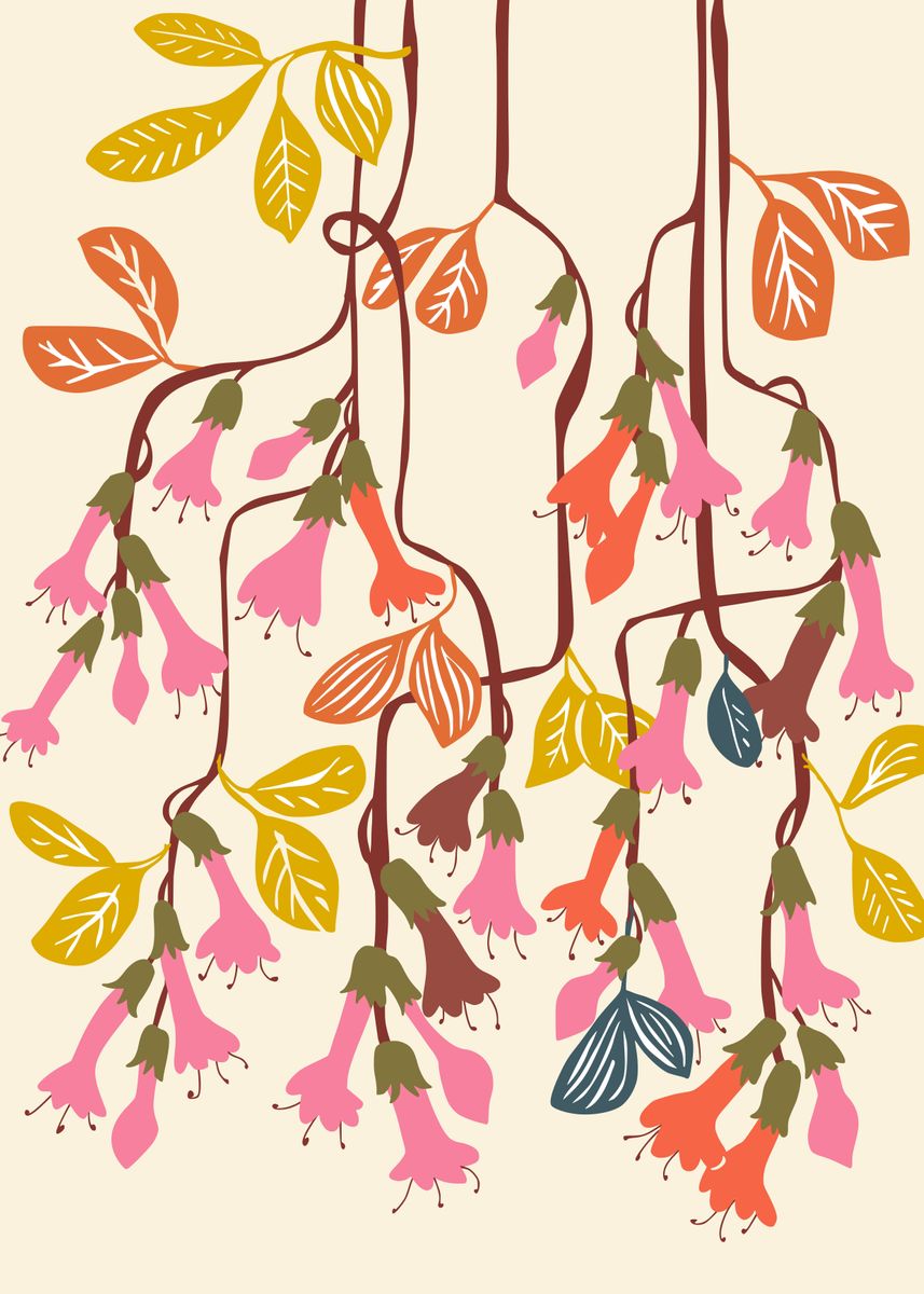 'colorful fuchsia' Poster by Annick | Displate