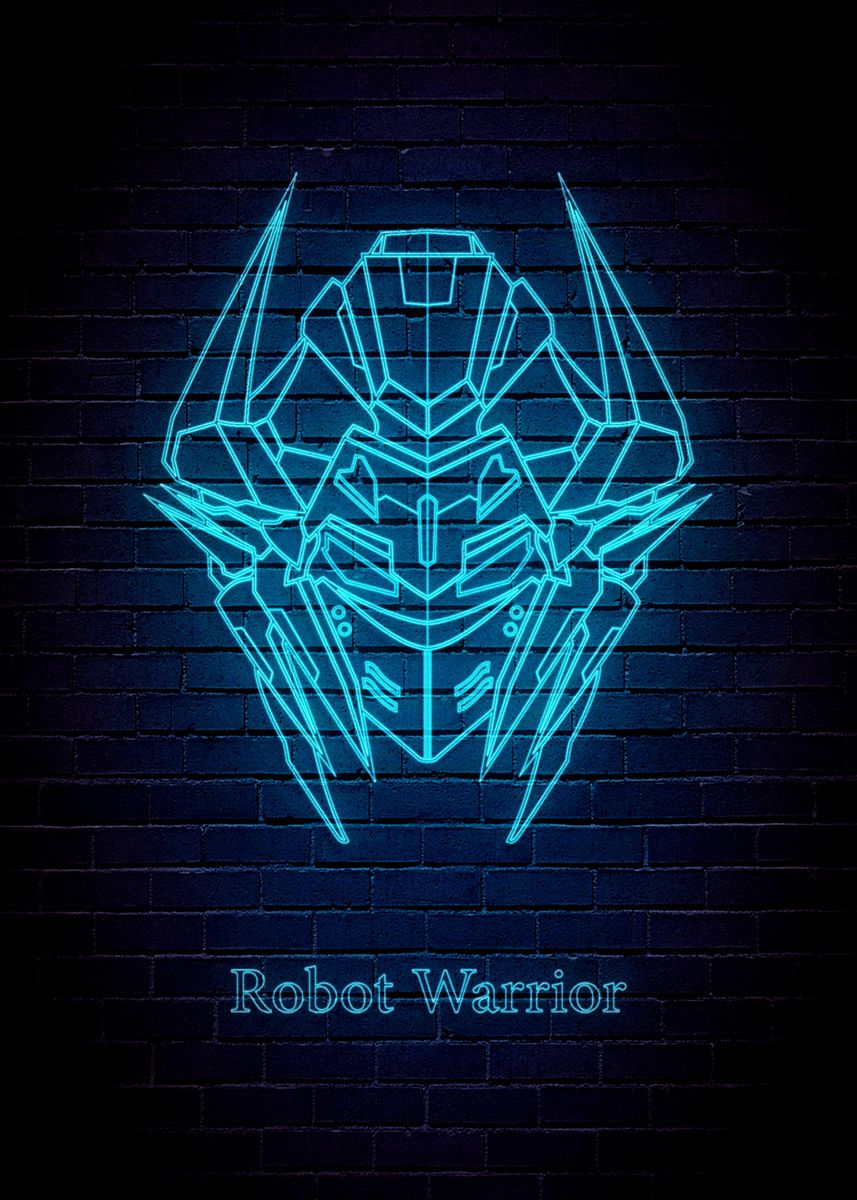 'Robot Warrior' Poster by Mod Yof | Displate