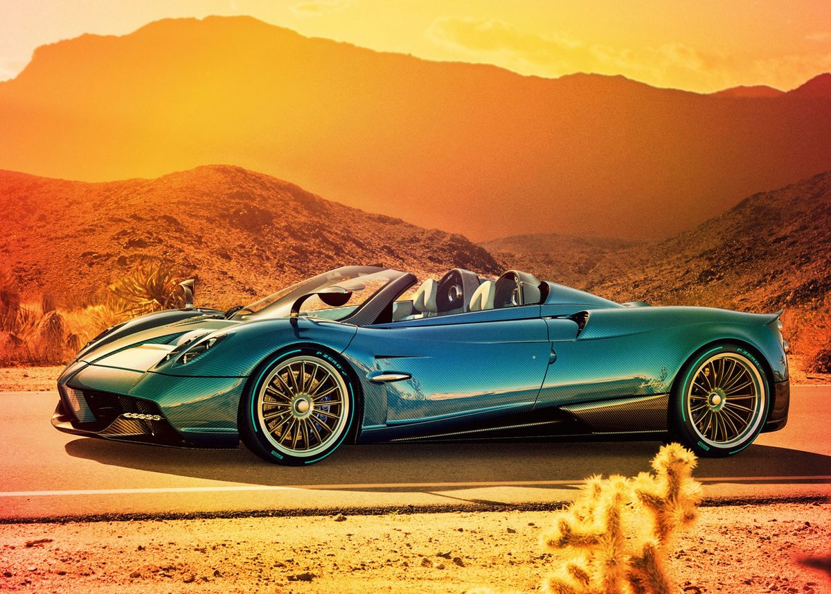 'pagani' Poster by Recca | Displate