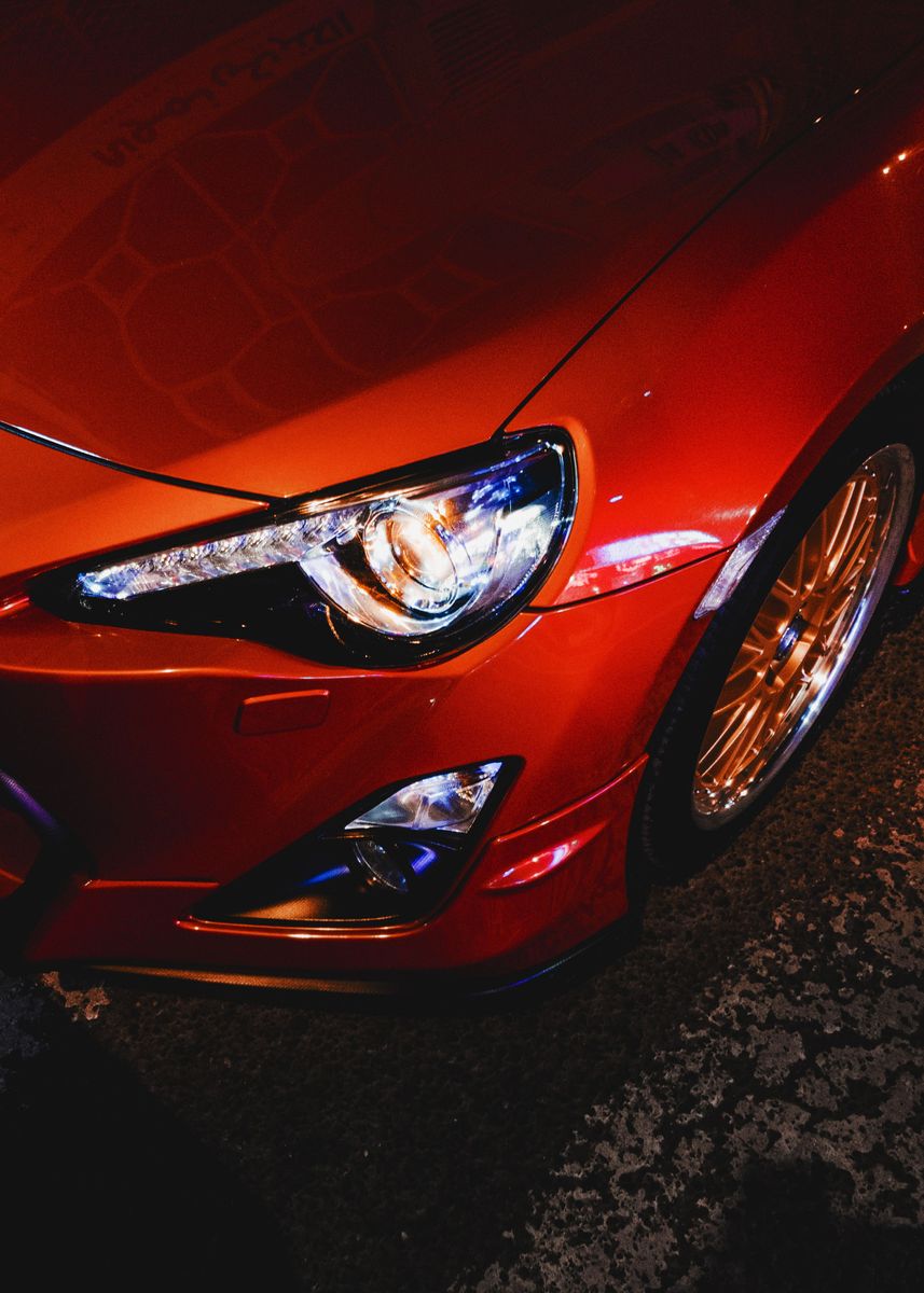 'Toyota GT 86 Sport' Poster, picture, metal print, paint by Robert ...