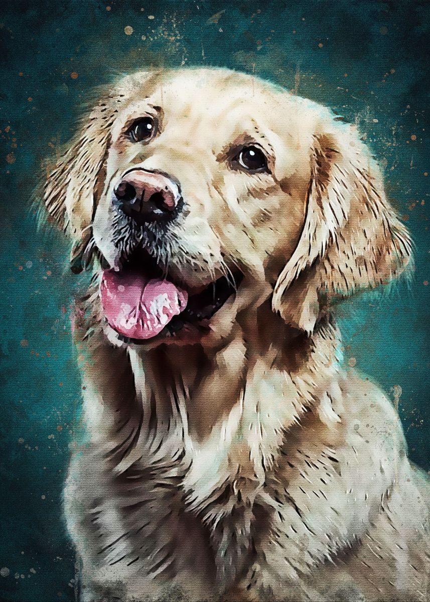 'Splatter Dog New' Poster by Muh Asdar | Displate
