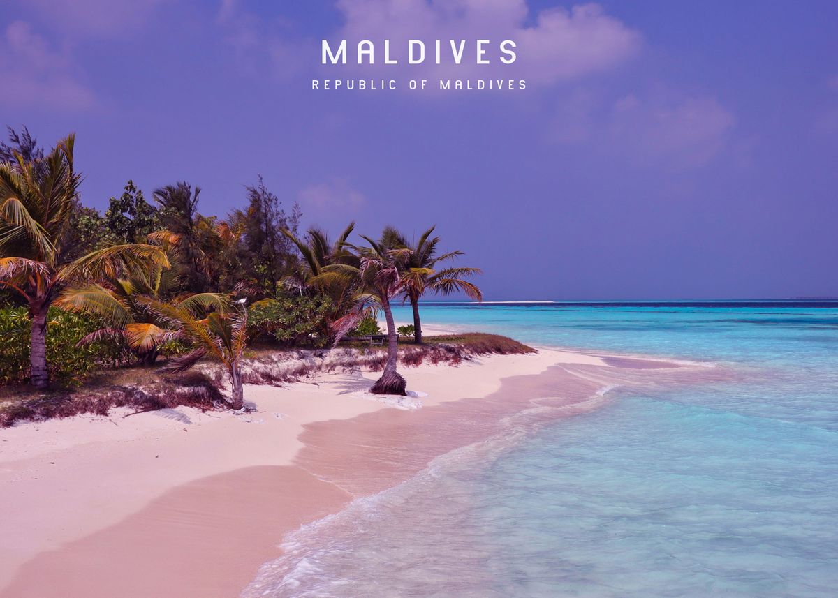 'Maldives ' Poster by Explore Universe | Displate 'Maldives ' Poster by Explore Universe | Displate