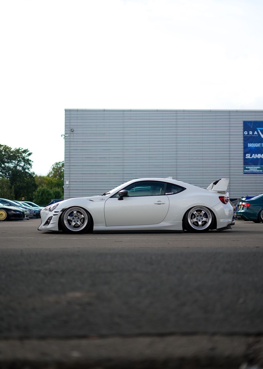 'Toyota GT86' Poster, picture, metal print, paint by vividdepth | Displate