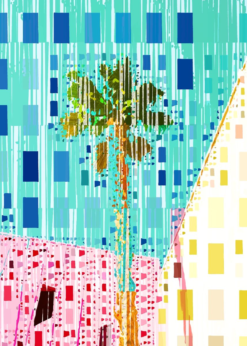 'Paradise Calling' Poster, picture, metal print, paint by 83 Oranges by ...