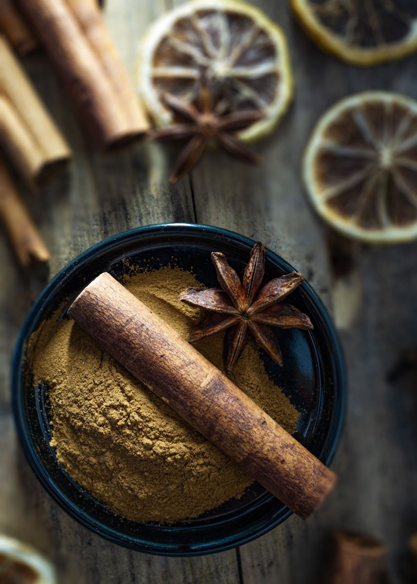 'Cinnamon' Poster, picture, metal print, paint by Malwina Lewinska ...