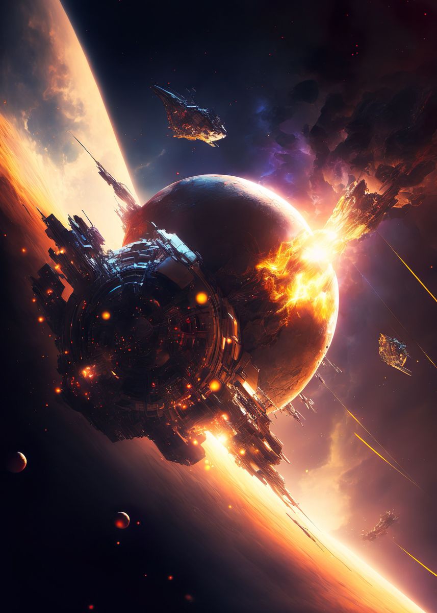 Epic Space Battle Wallpapers