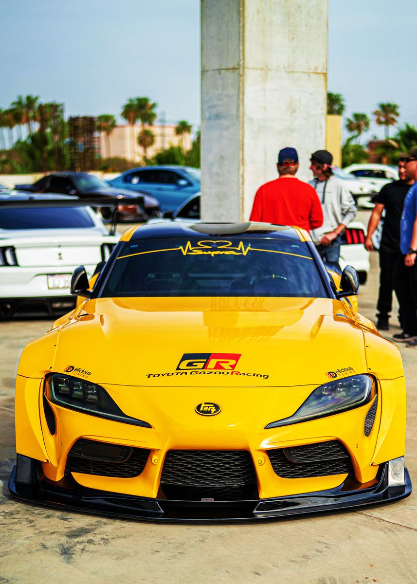 'Toyota Supra Sport' Poster, picture, metal print, paint by Robert ...