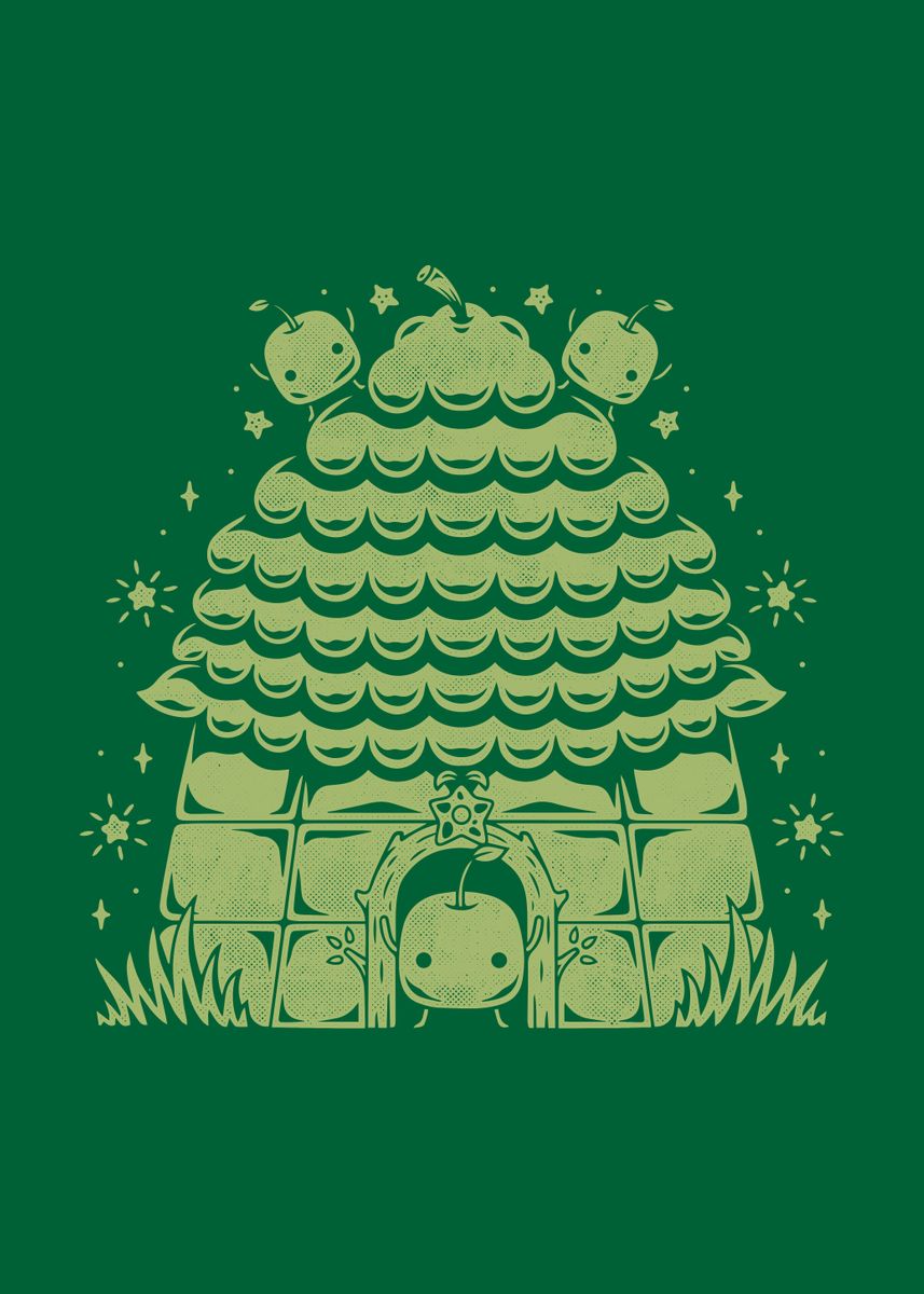 'Junimo Hut Stardew Valley' Poster, picture, metal print, paint by ...